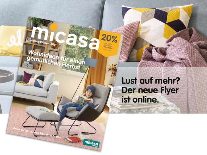 Micasa - Das Möbelhaus für Möbel, Accessoires & Lampen